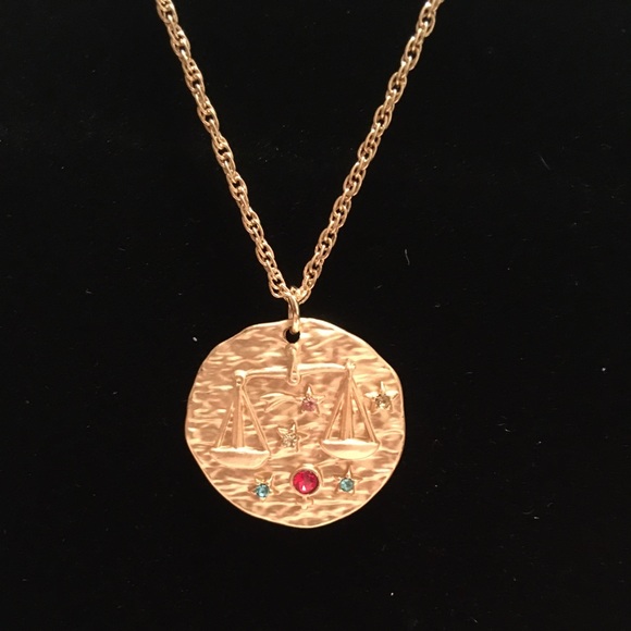 Jewelry | Gold Tone Scales Of Balance Necklace | Poshmark